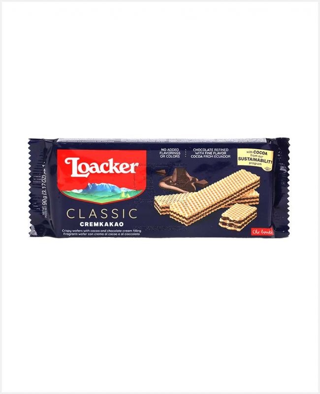 Loacker-Classic Cremkakao Wafer 90g – giftopiia
