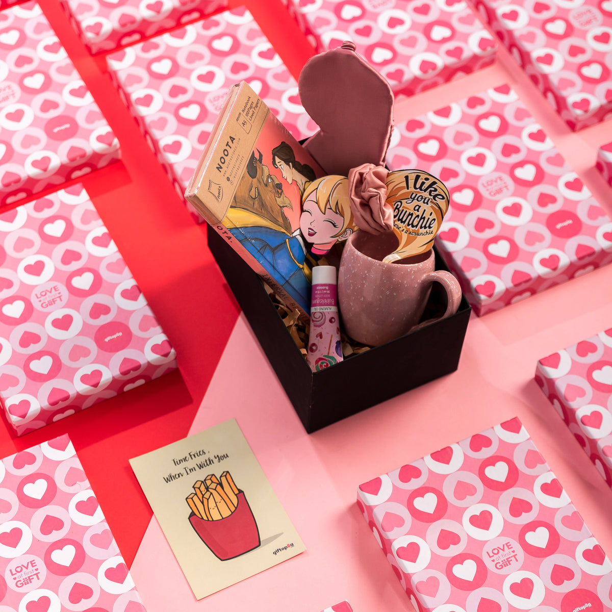 The Pink Pampering Package |Valentine Gift | giftopiia